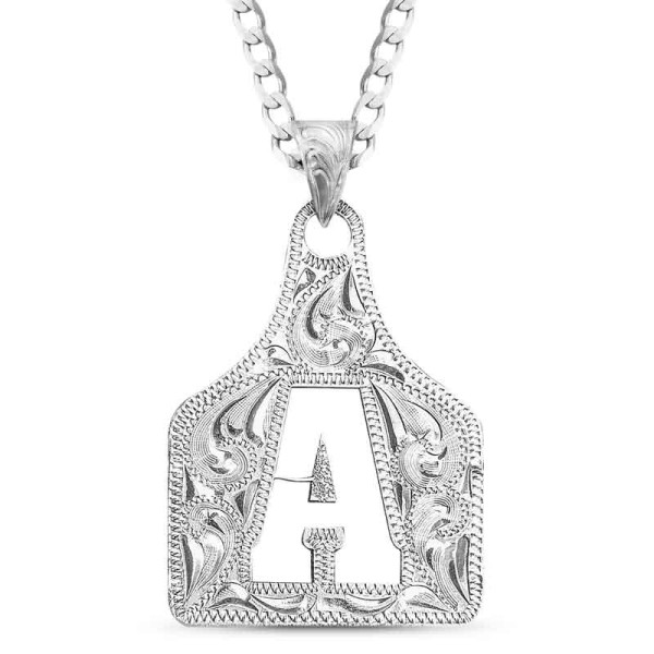 ANGUS- Personaliza este hermoso dije con forma de arete de ganado