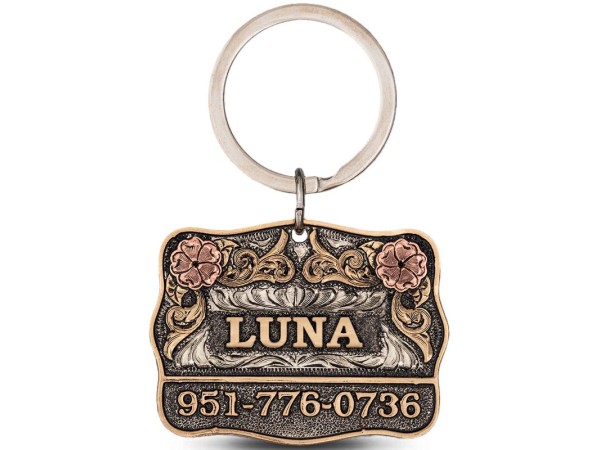 Luna Dog Tag- Elegant and sophisticated- just like your pup- our Luna