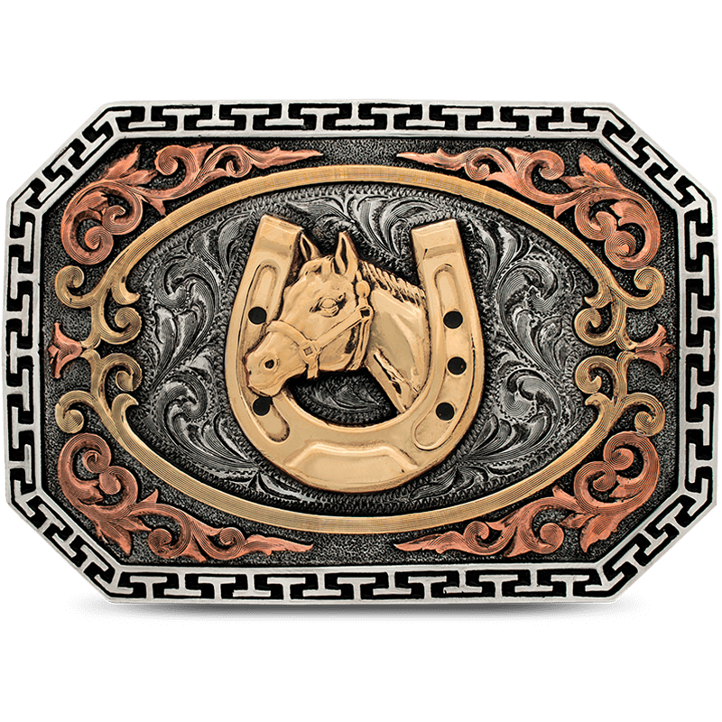 CREEL- Luce la espectacular hebilla CREEL- una verdadera muestra de